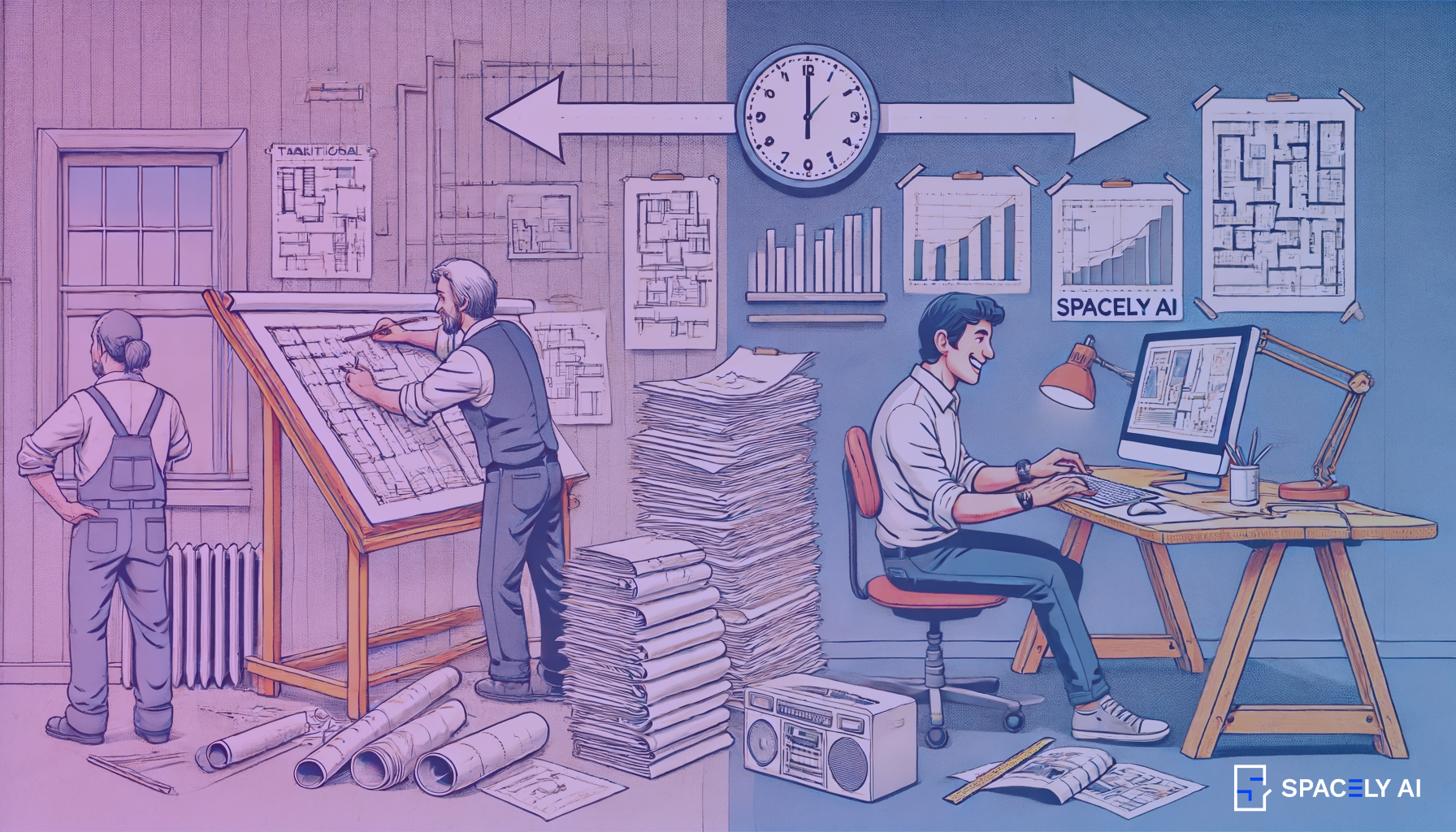 Traditional Workflow Vs Ai Integrated Workflow Spacely Ai